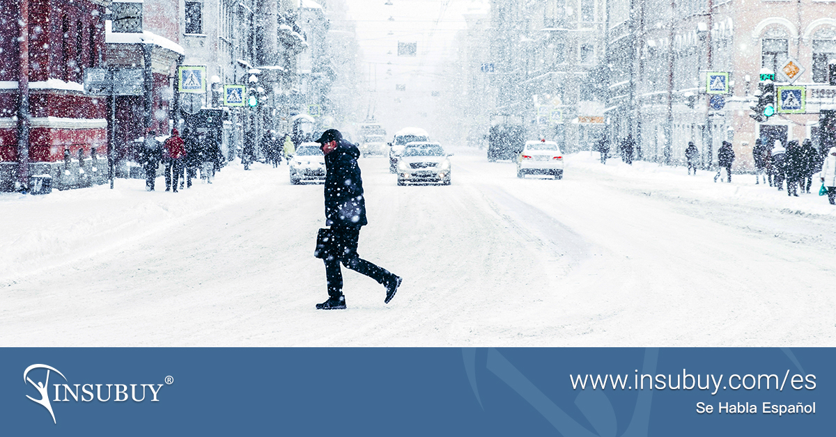 Clima de invierno y seguro de viaje